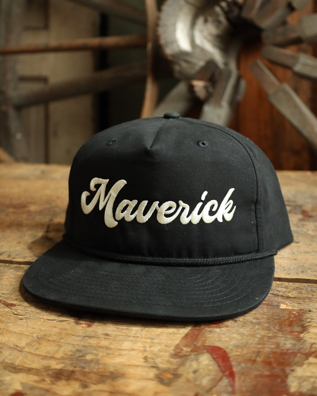 Maverick Exclusive Embroidered Black Cap – Maverick Fine Western Wear