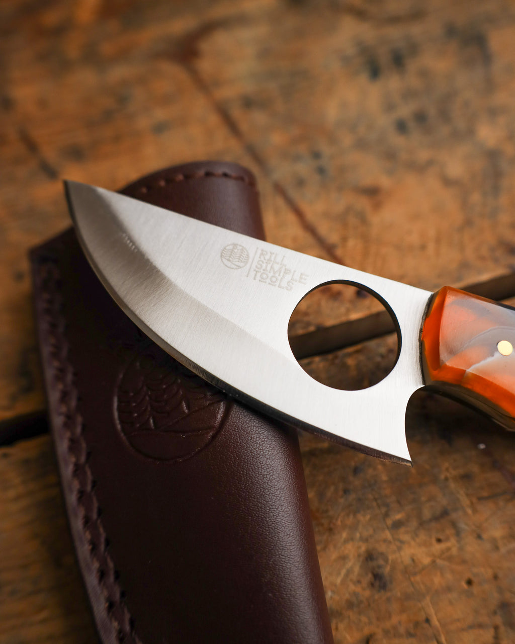 RILL SIMPLE TOOLS RESIN 8 FIXED WITH SHEATH KNIFE – Maverick Fine ...