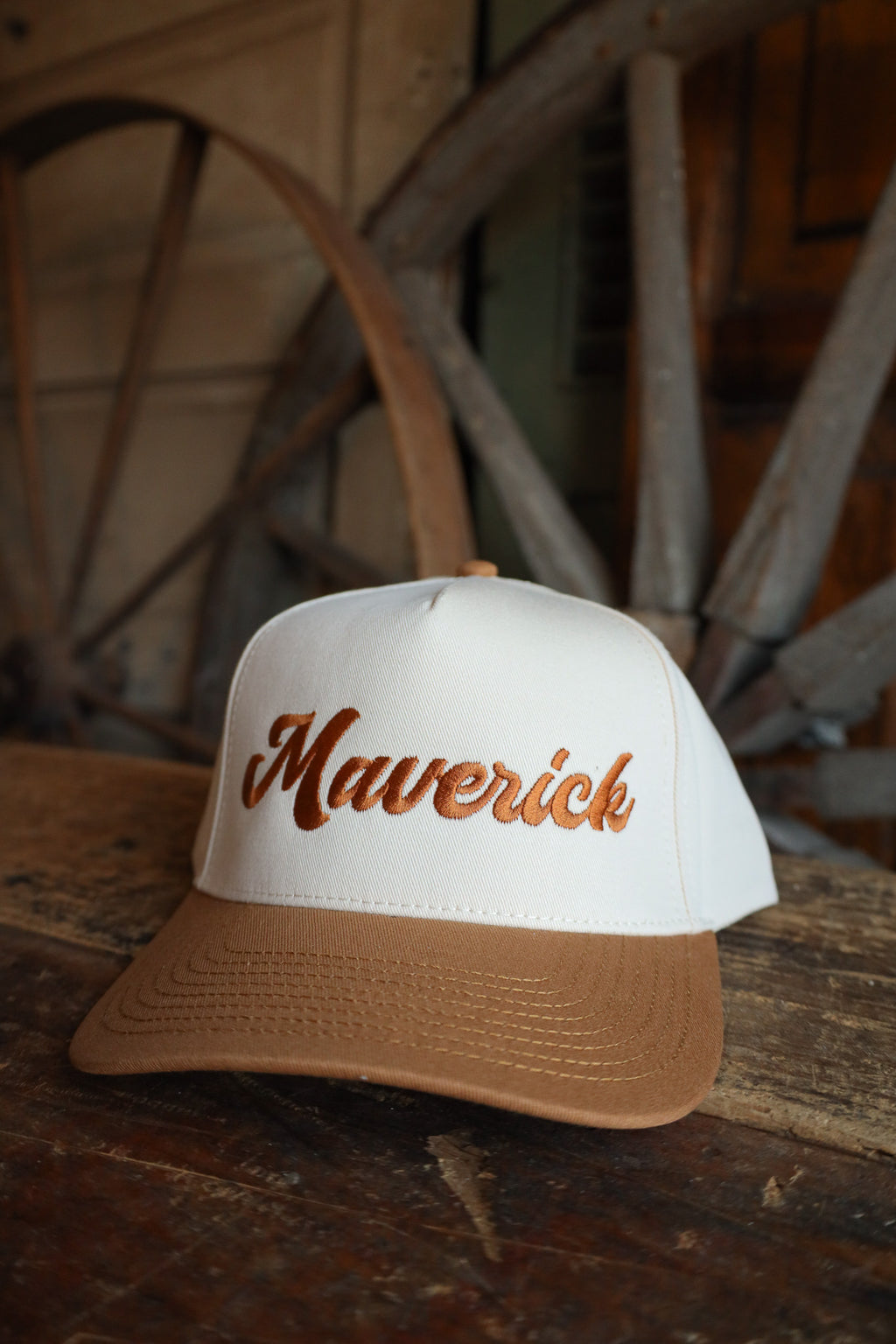 Maverick Exclusive Cream and Caramel Cap – Maverick Fine Western Wear