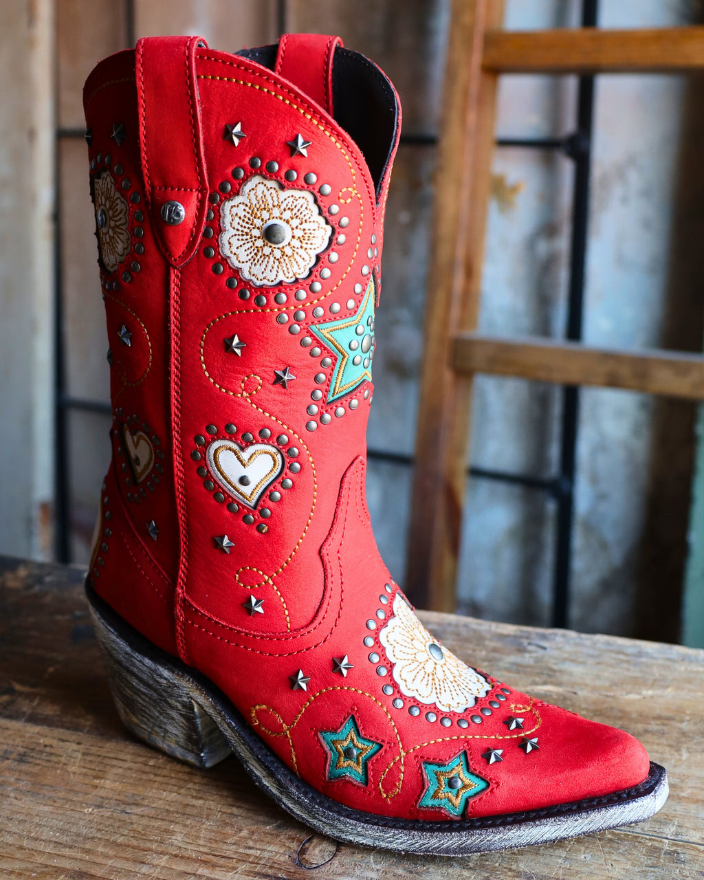 Liberty Black Anabella Nubuck Grace Rojo 11" Boot – Maverick Fine ...