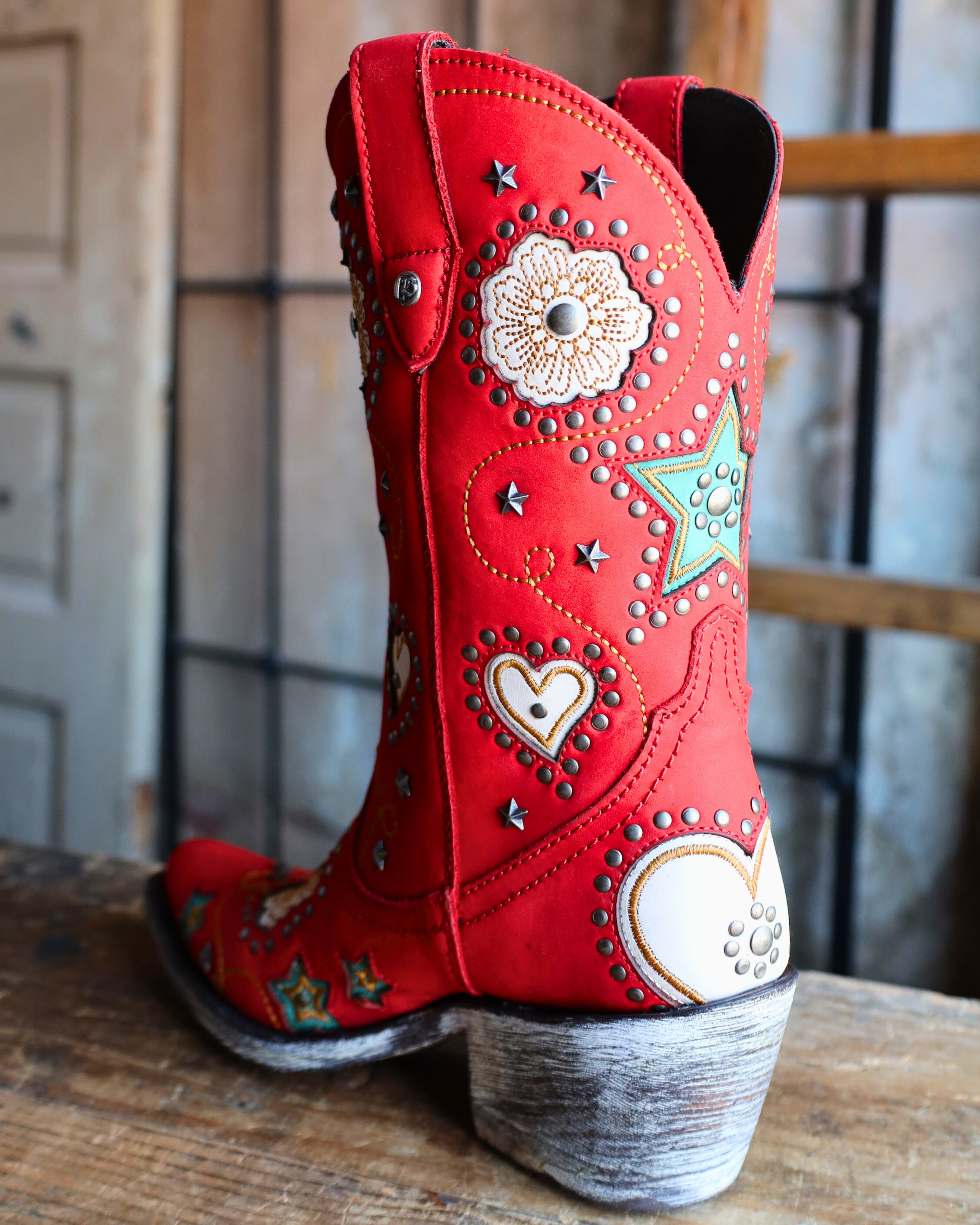 Liberty Black Anabella Nubuck Grace Rojo 10" Boot – Maverick Fine ...