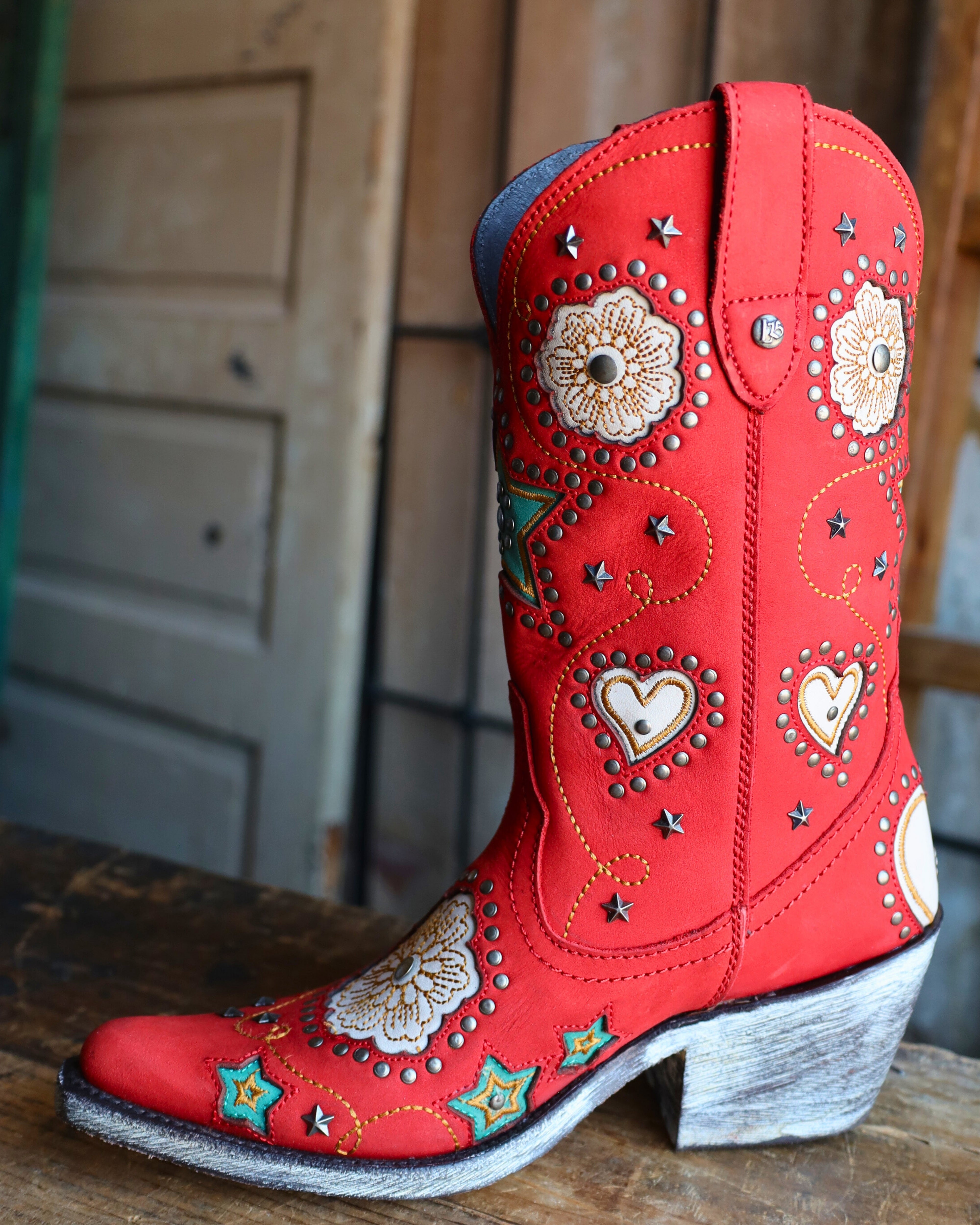 Liberty Black Anabella Nubuck Grace Rojo 10" Boot – Maverick Fine ...