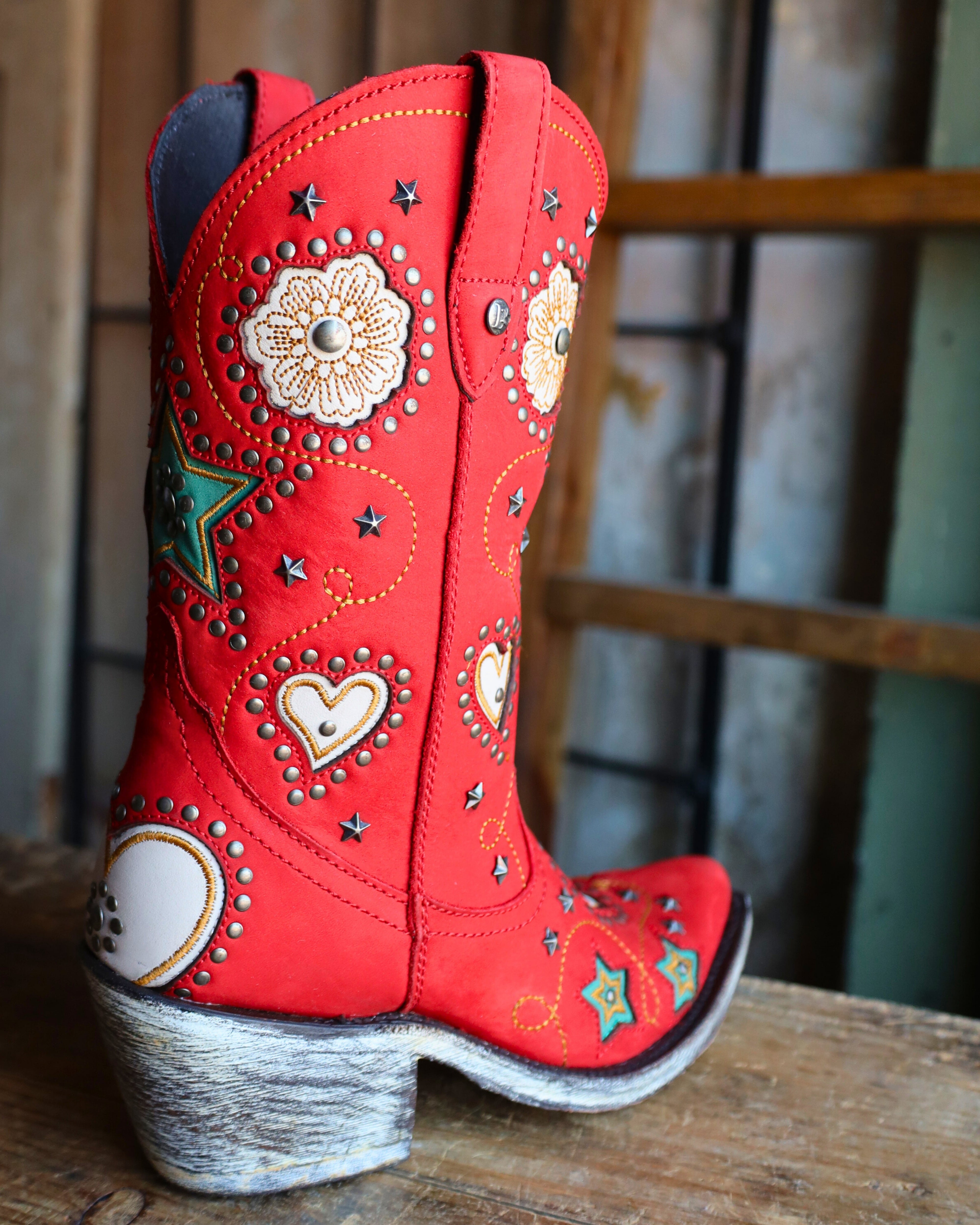 Liberty Black Anabella Nubuck Grace Rojo 11" Boot – Maverick Fine ...