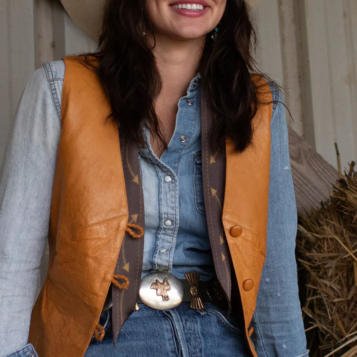SMILEY POCKET BROWN TWILLY – Maverick Fine Western Wear