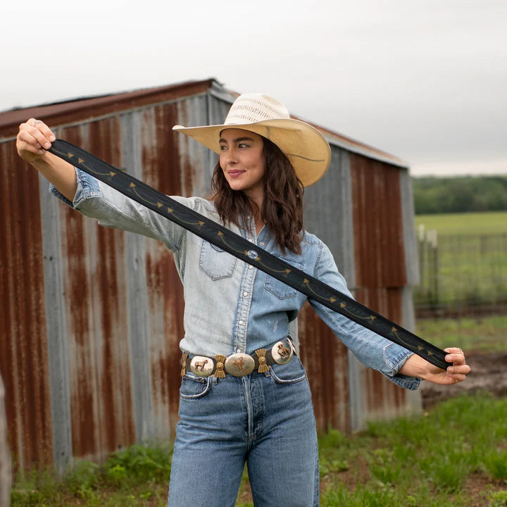 SMILEY POCKET BLACK TWILLY – Maverick Fine Western Wear