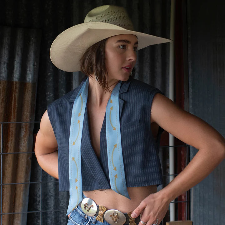 SMILEY POCKET CHAMBRAY TWILLY – Maverick Fine Western Wear
