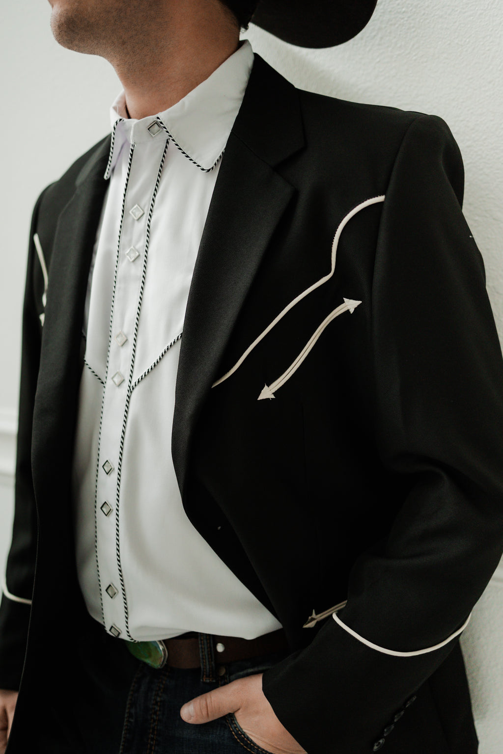 SCULLY MEN'S PIPED BLAZER – Maverick Fine Western Wear