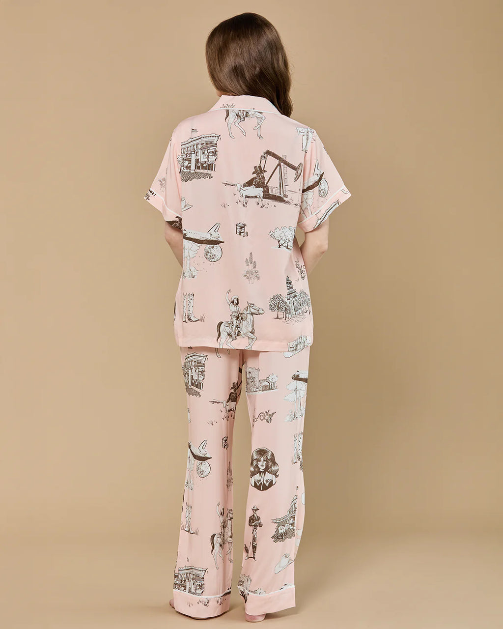 Katie Kime Texas Toile Pajama Pants Set – Maverick Fine Western Wear