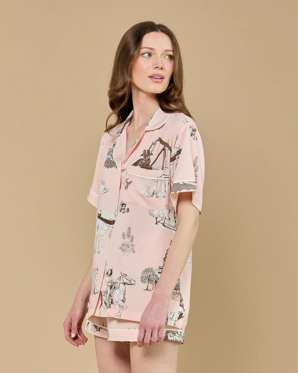 Katie Kime Texas Toile Pajama Shorts Set – Maverick Fine Western Wear