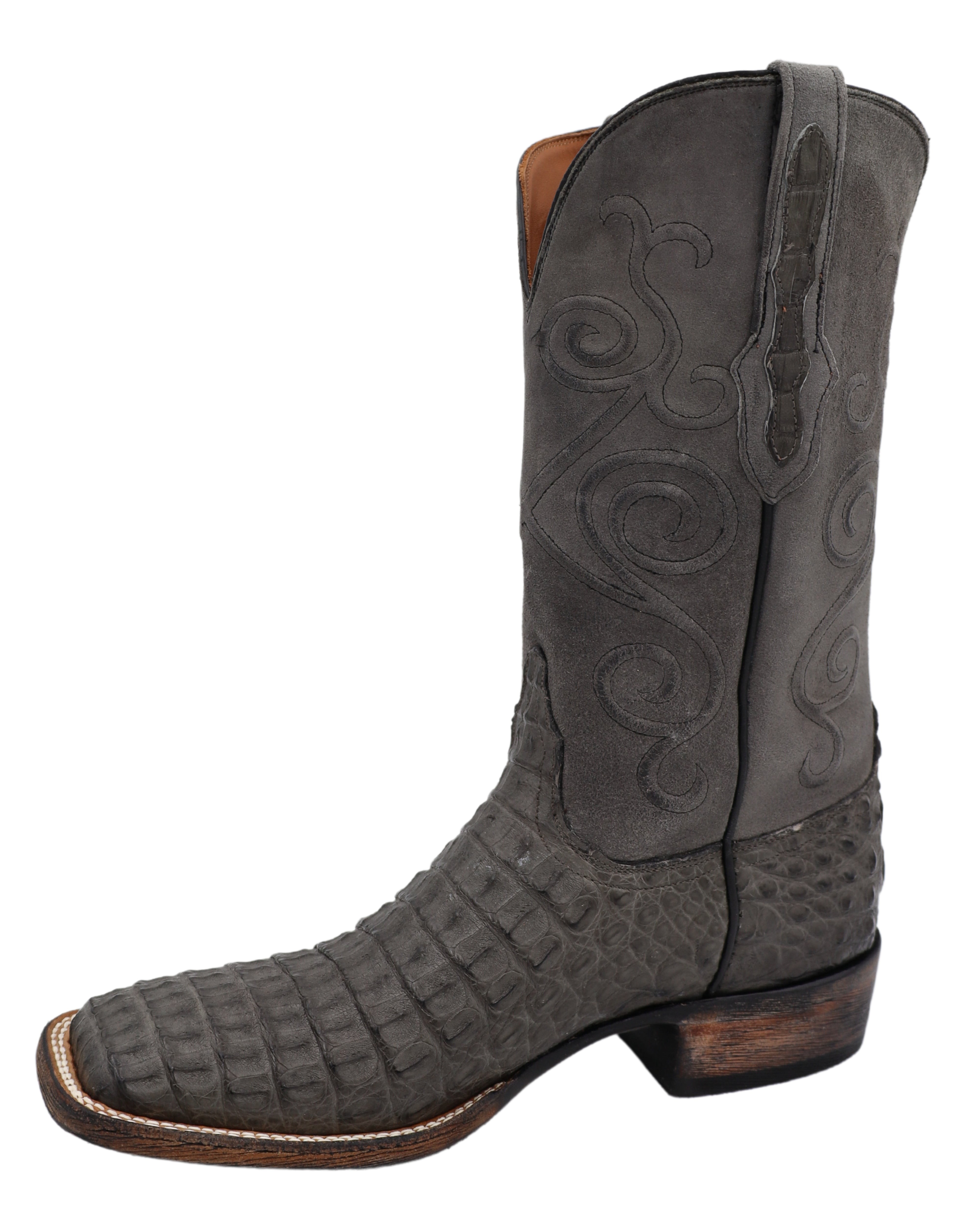 BLACK JACK MEN'S CAIMAN DARK GREY BOOT – Maverick Fine Western Wear