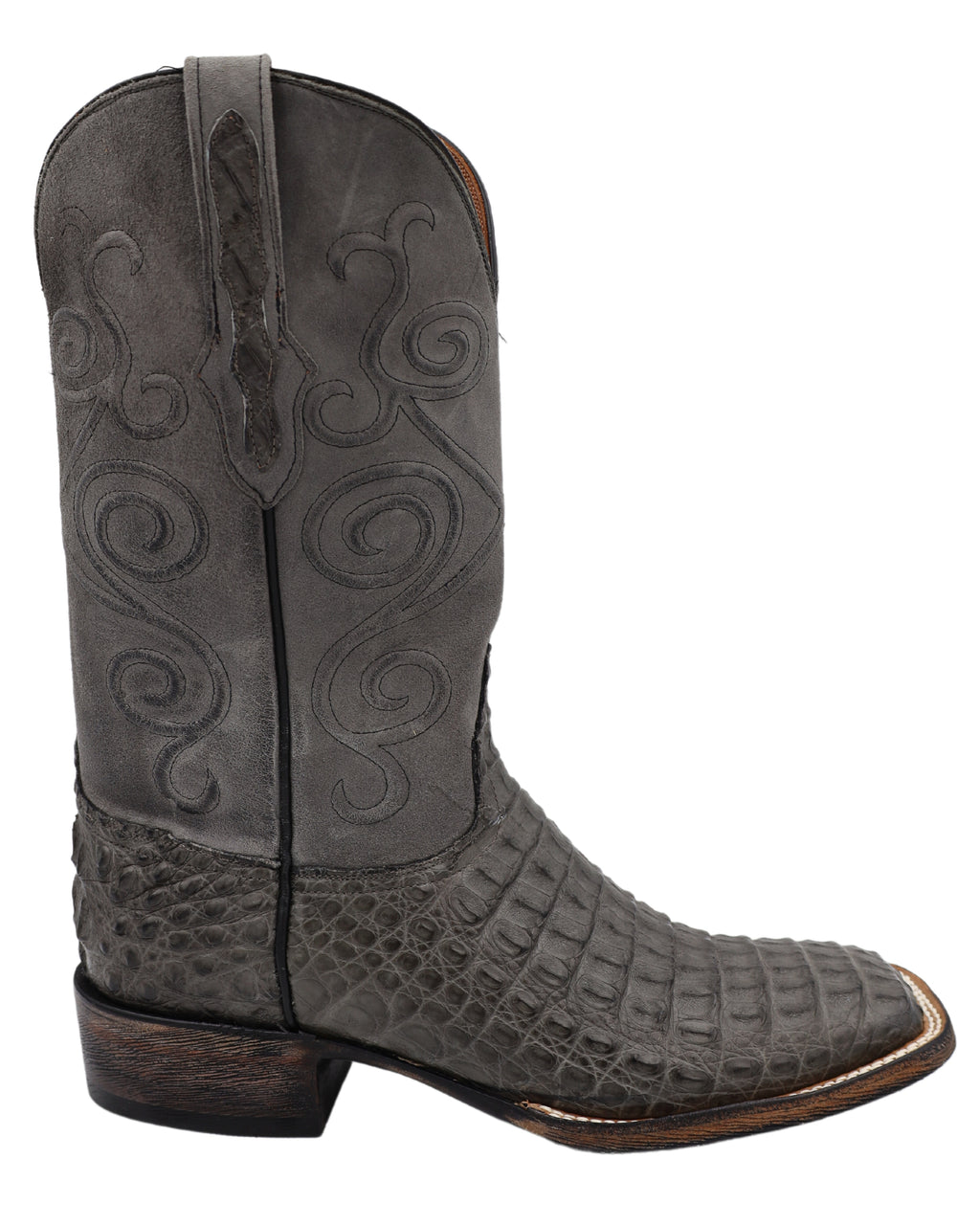 BLACK JACK MEN'S CAIMAN DARK GREY BOOT – Maverick Fine Western Wear